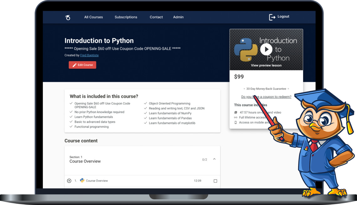 OnlineCourseHost.com - Easy to Use Online Course Platform